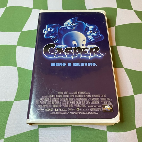 Media | Vintage 1995 Casper Movie Vhs Clamshell Case | Poshmark